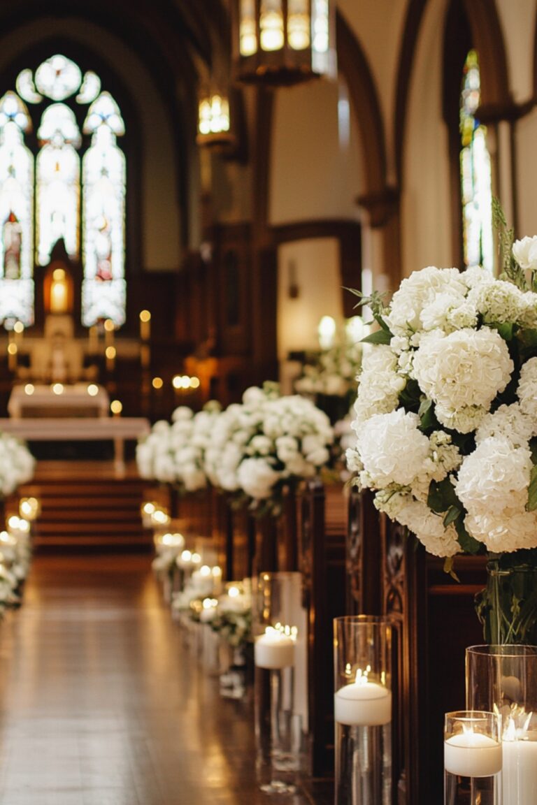 Elegant Church Wedding Decoration Ideas - Yeah Weddings