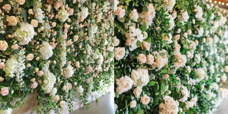 How to Make a Wedding Flower Wall - Yeah Weddings