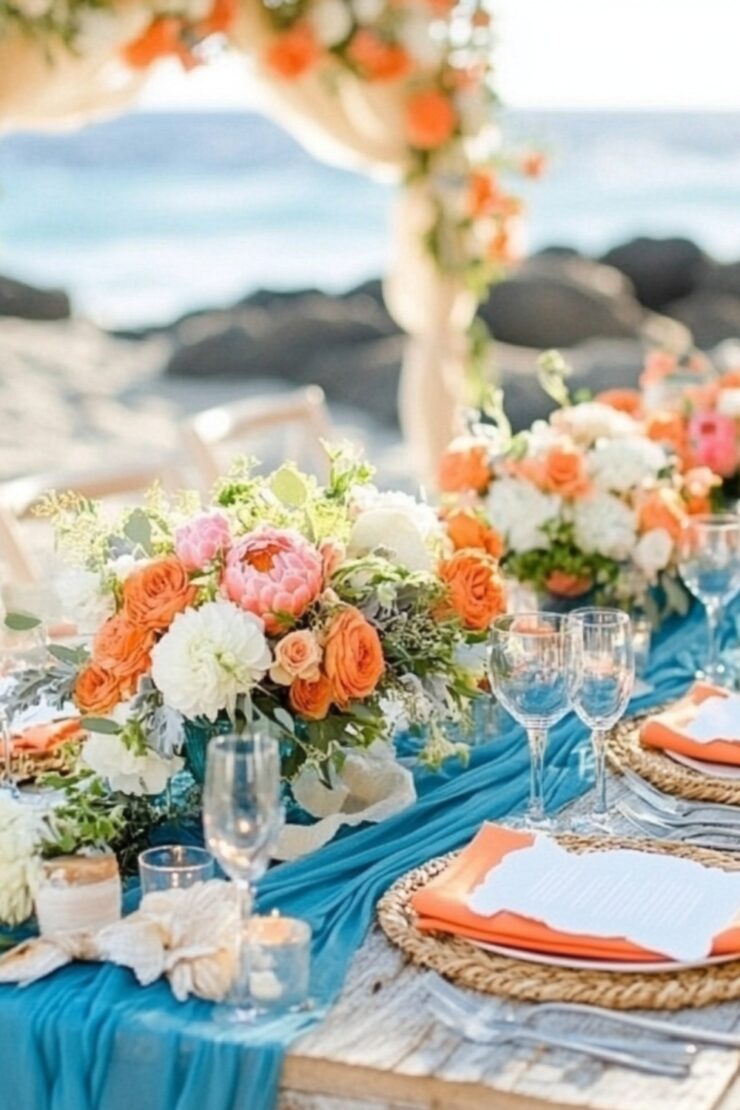 20 Beautiful Beach Wedding Colors - Yeah Weddings