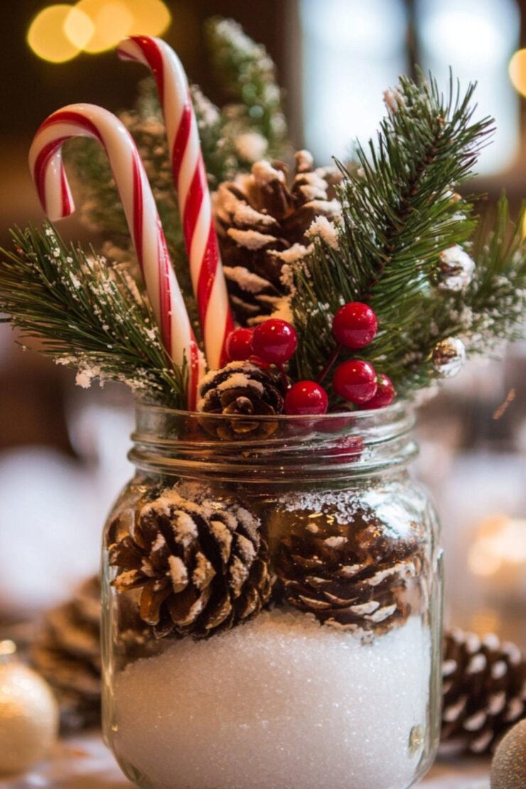 28 Decorative Mason Jar Centerpiece Ideas