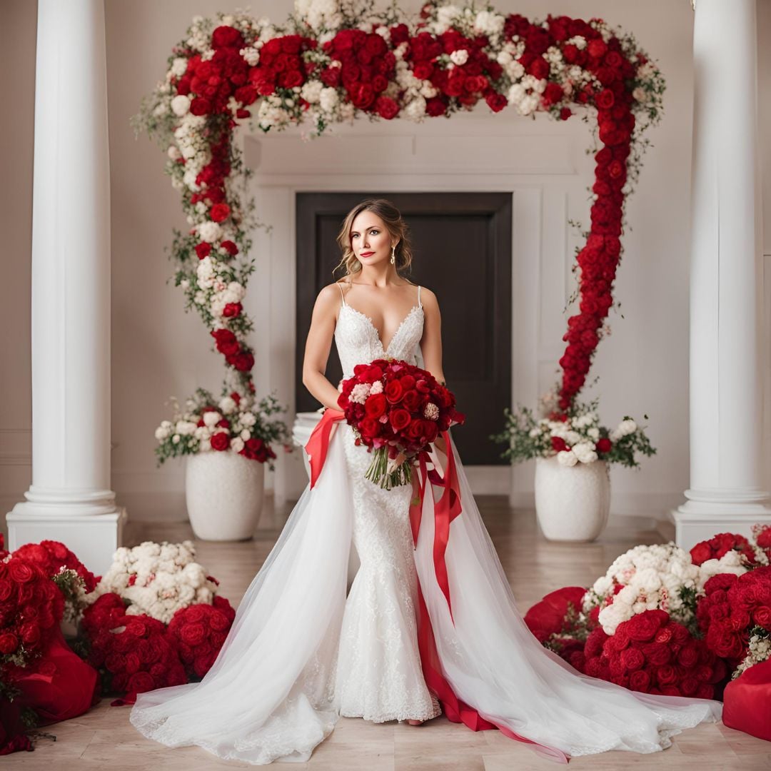7 Great Ideas for a Red and White Wedding Palette - Yeah Weddings