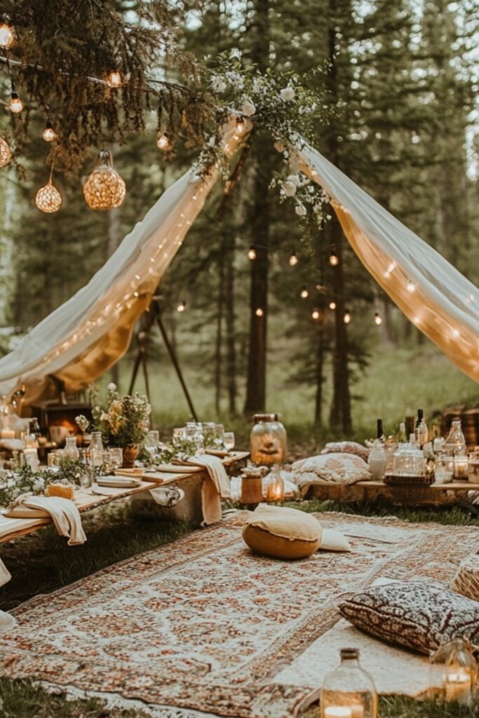 30 Nature Inspired Ideas for Camp Themed Weddings - Yeah Weddings