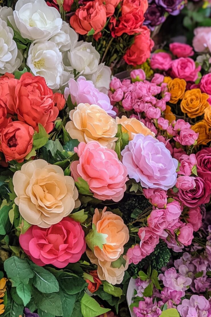 How To Make a Wedding Bouquet Out of Fake Flowers - Yeah Weddings