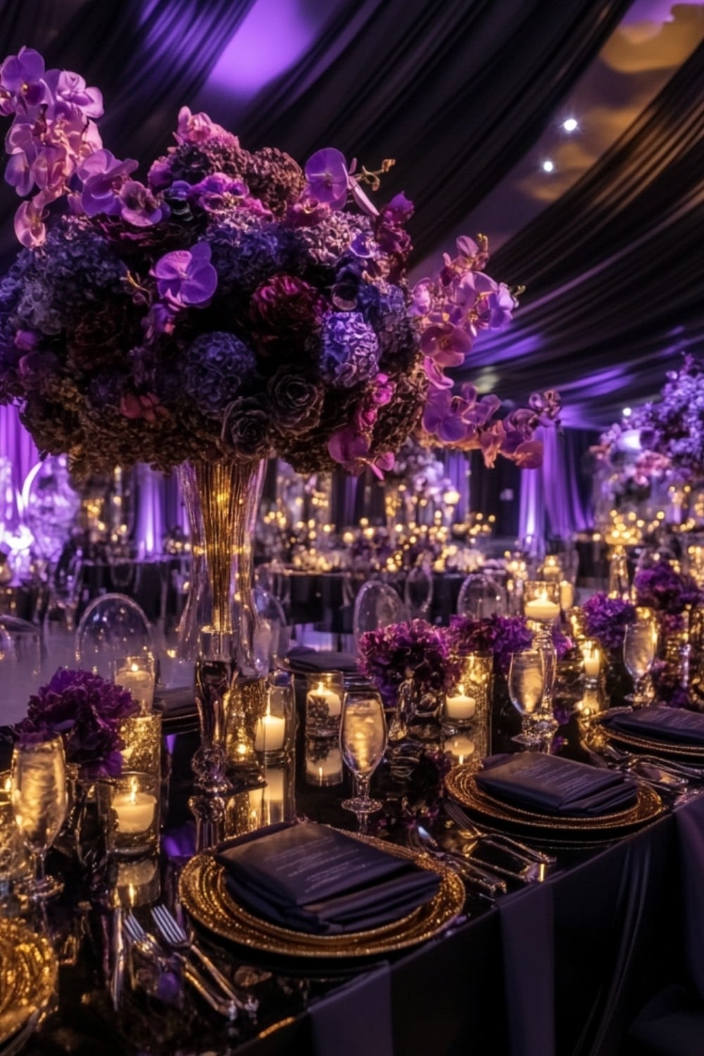 Black and Purple Wedding Ideas: Inspiration for a Bold and Elegant ...