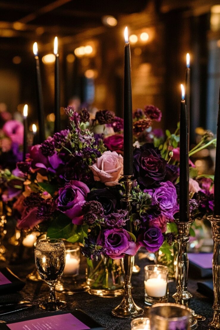 Black and Purple Wedding Ideas: Inspiration for a Bold and Elegant ...