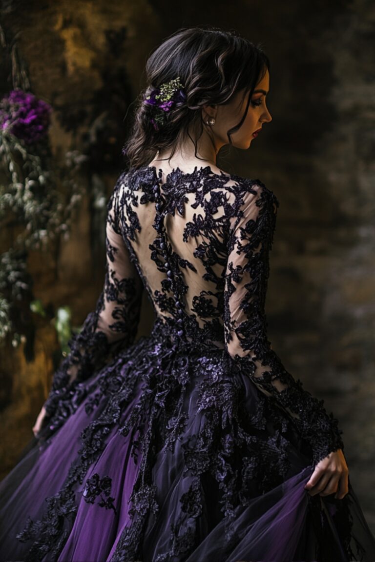 Black and Purple Wedding Ideas: Inspiration for a Bold and Elegant ...