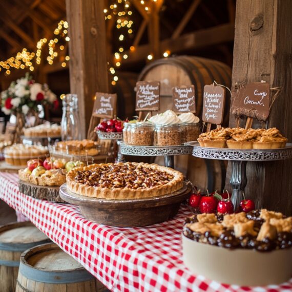 Rustic Wedding Dessert Tables: Create a Charming Display with Our ...