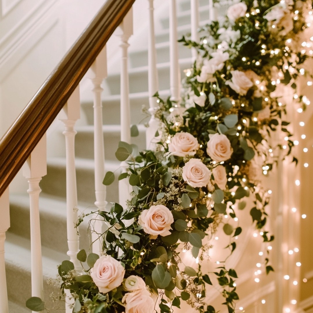 Elegant Staircase Wedding Decor Ideas: Tips for a Stunning Entrance—Get ...