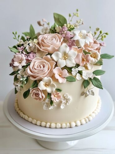 Chic Floral Small Wedding Cakes: Top Tips & Inspo to Wow - Yeah Weddings