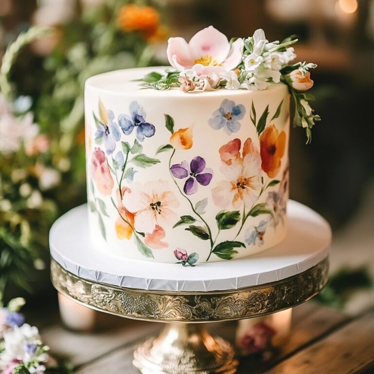 Chic Single-Tier Wedding Cakes: Stunning Ideas & Tips! Discover Your ...