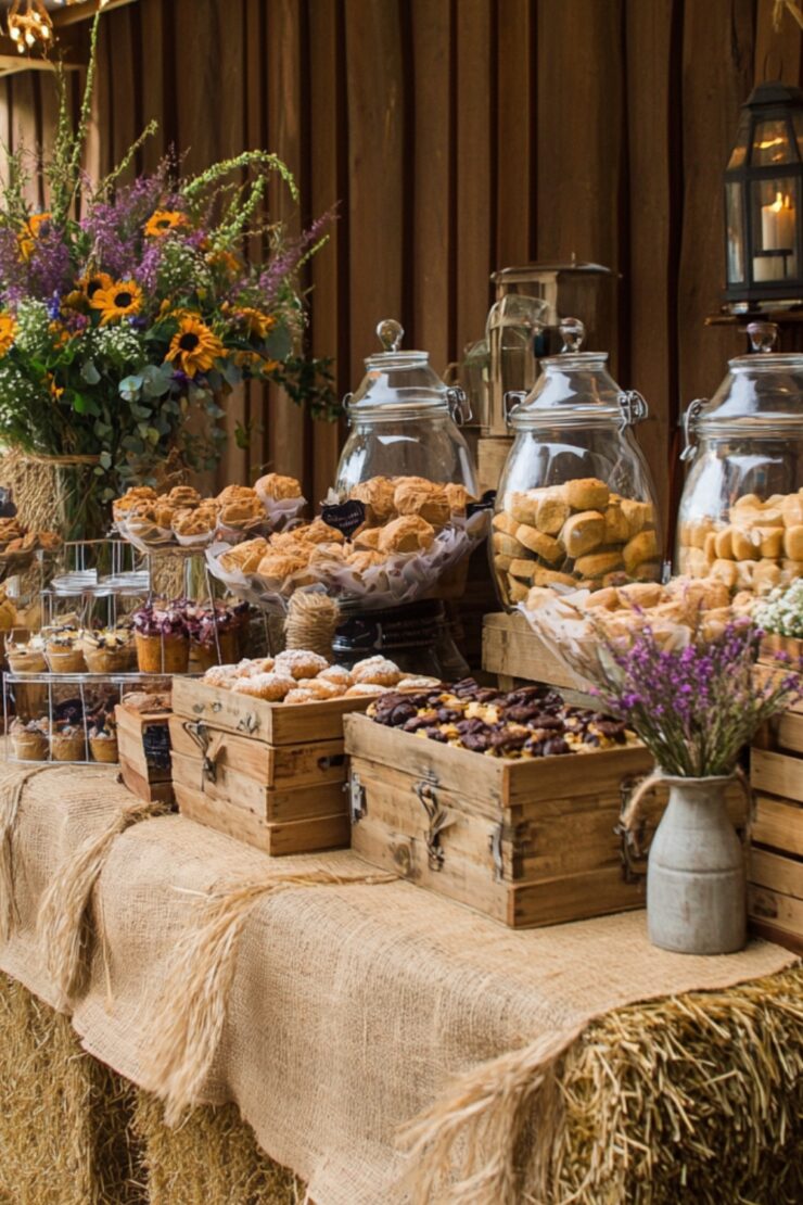 Rustic Wedding Dessert Tables: Create a Charming Display with Our ...