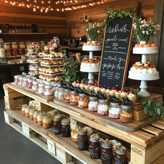 Rustic Wedding Dessert Tables: Create a Charming Display with Our ...