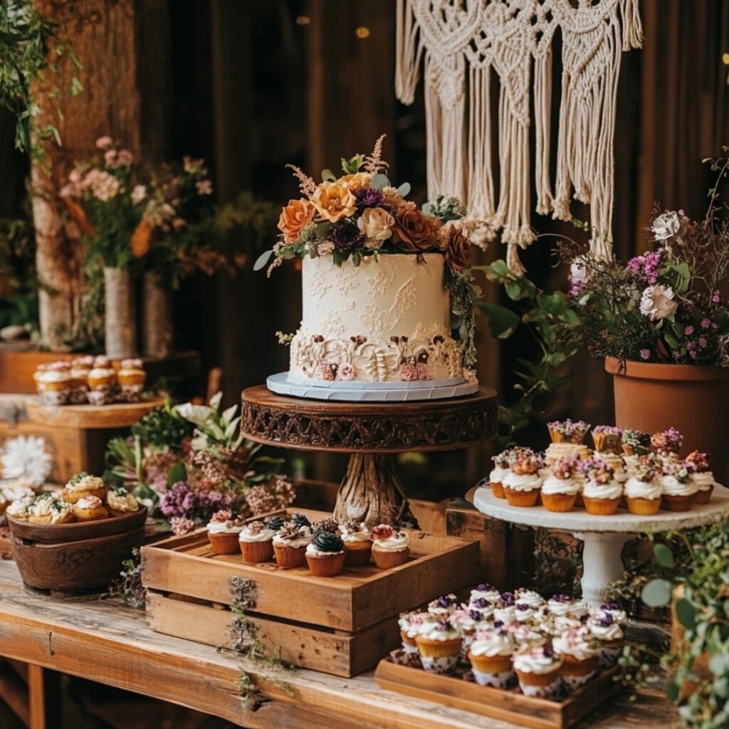 Boho Wedding Dessert Tables : Tips for a Stunning Setup - Yeah Weddings