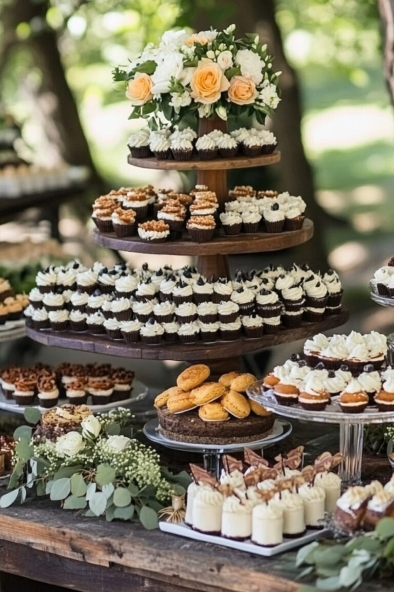 Rustic Wedding Dessert Tables: Create a Charming Display with Our ...