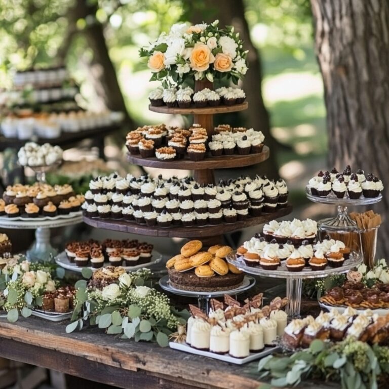 Rustic Wedding Dessert Tables: Create a Charming Display with Our ...