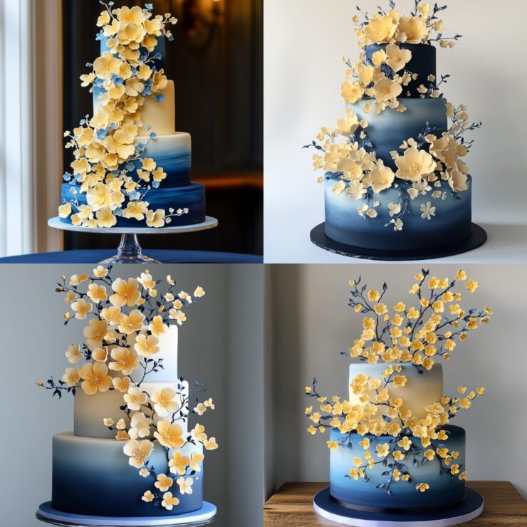 Delightful Blue and Yellow Wedding Cakes: Ideas & Tips to Inspire ...