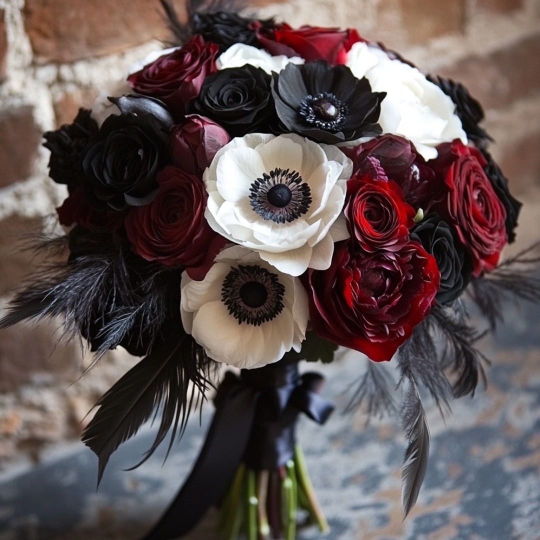 Stunning Halloween Wedding Bouquets: Top Ideas & Tips - Yeah Weddings