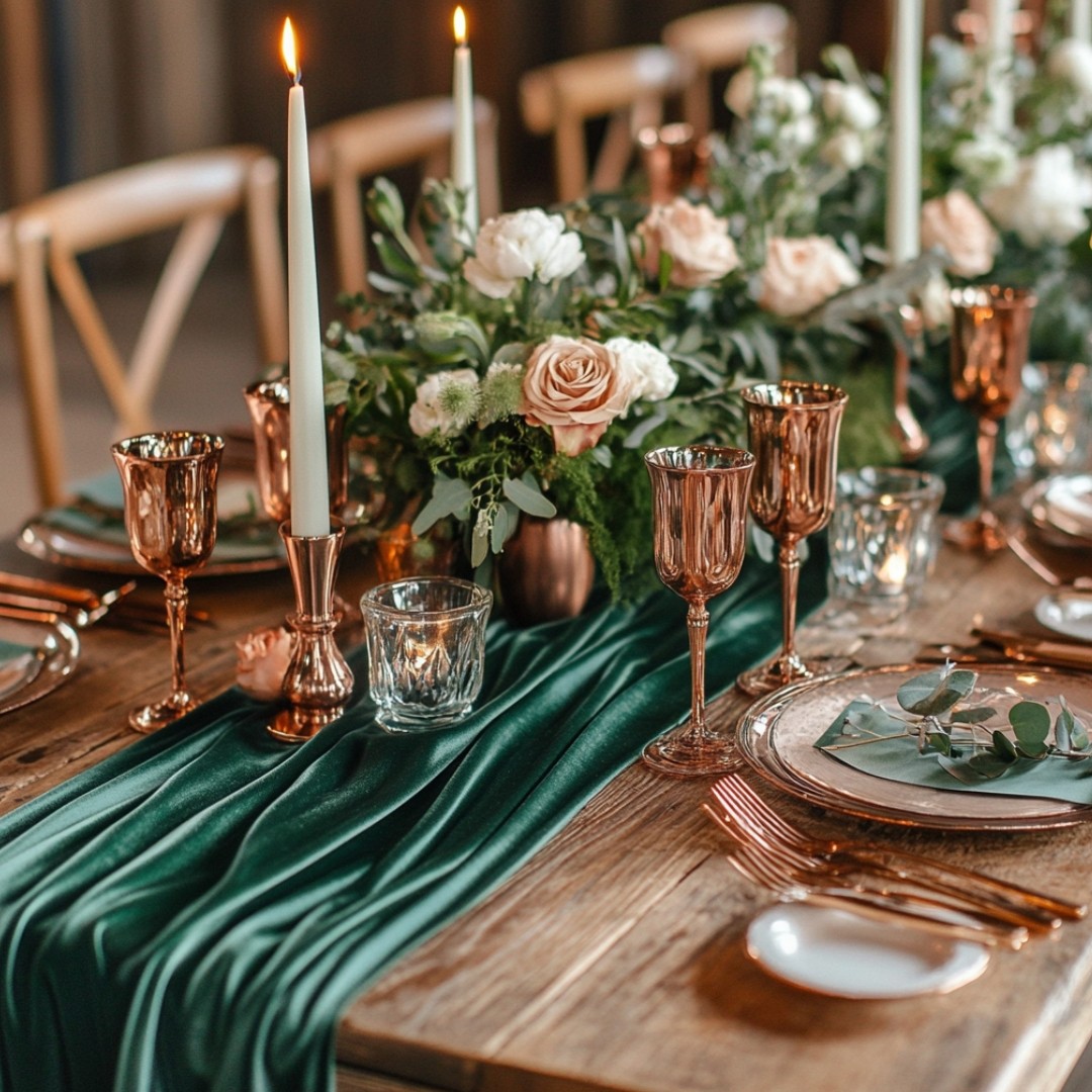 Stunning Emerald Green and Copper Wedding Colors: Tips & Style Guide ...