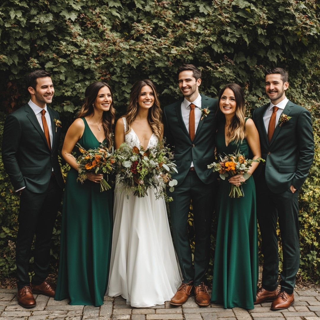 Stunning Emerald Green and Copper Wedding Colors: Tips & Style Guide ...