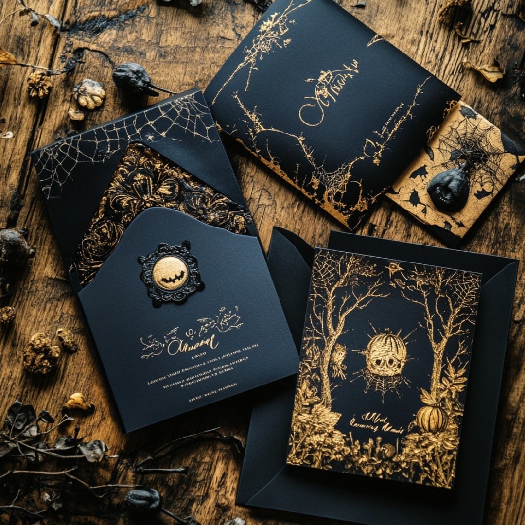 Unique Halloween Wedding Invitation Ideas: Get Inspired Now - Yeah Weddings