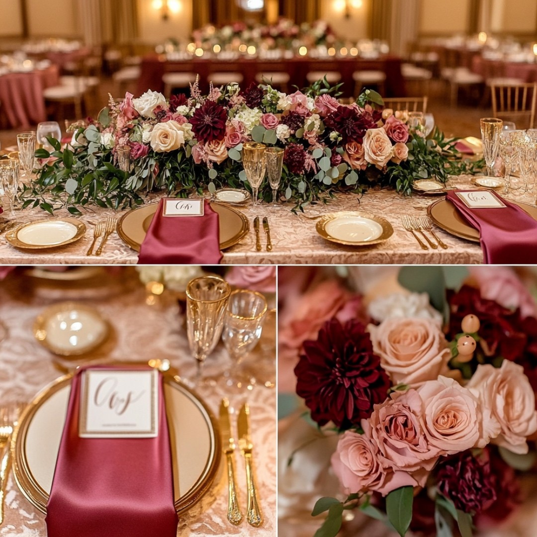 Marsala and Blush Wedding Colors: Tips for a Stunning Palette - Yeah ...