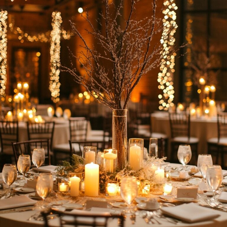 Enchanting December Wedding Reception Ideas: Create Cozy Winter Magic ...