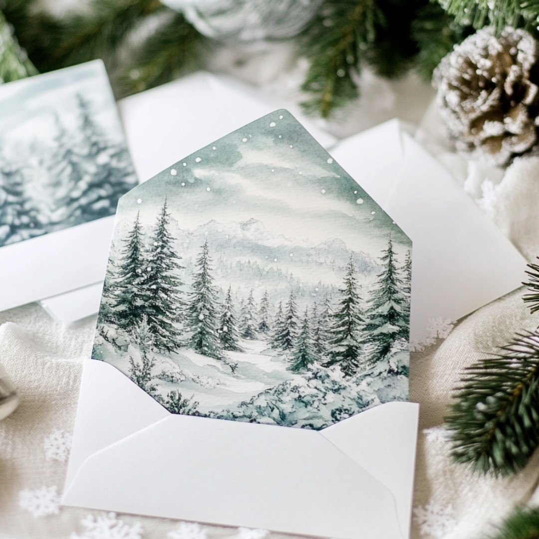 Christmas Wedding Invitations: Festive Ideas & Tips You’ll Love - Yeah ...
