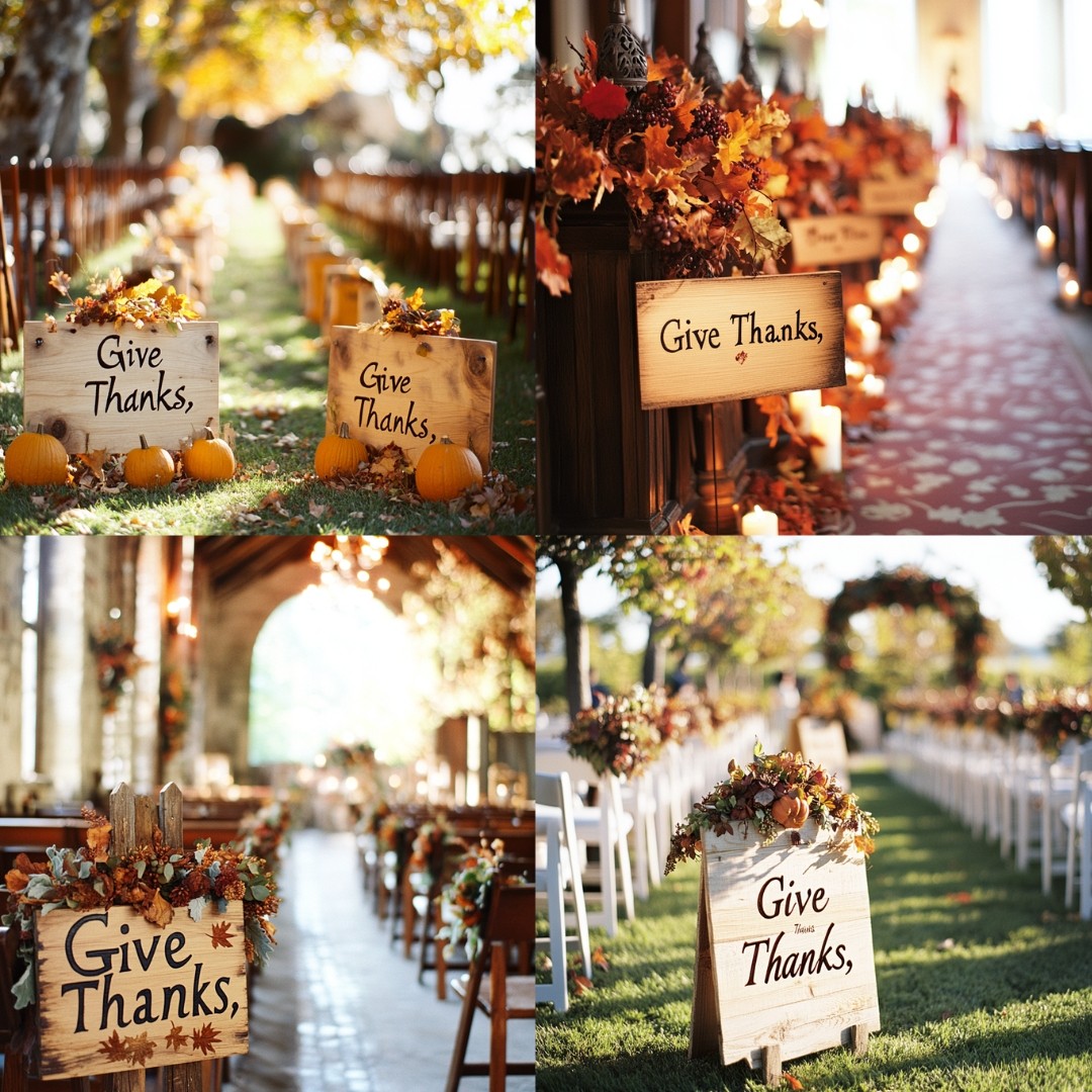 Stunning Thanksgiving Wedding Aisle Decor Ideas: Get Inspired - Yeah ...