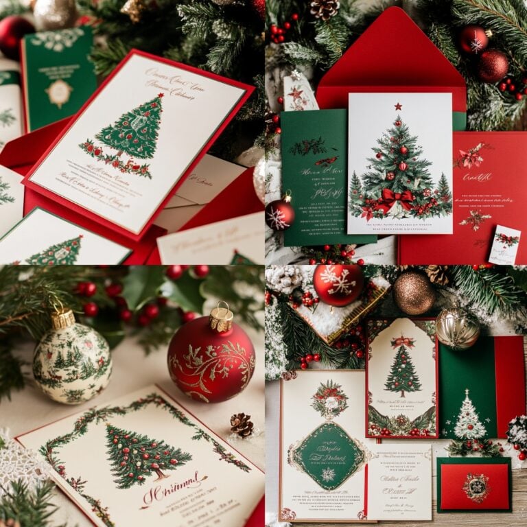 Christmas Wedding Invitations: Festive Ideas & Tips You’ll Love - Yeah ...