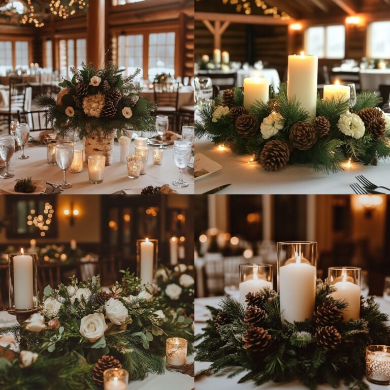 Elegant January Wedding Centerpieces: Cozy & Chic Ideas🌲 Discover ...