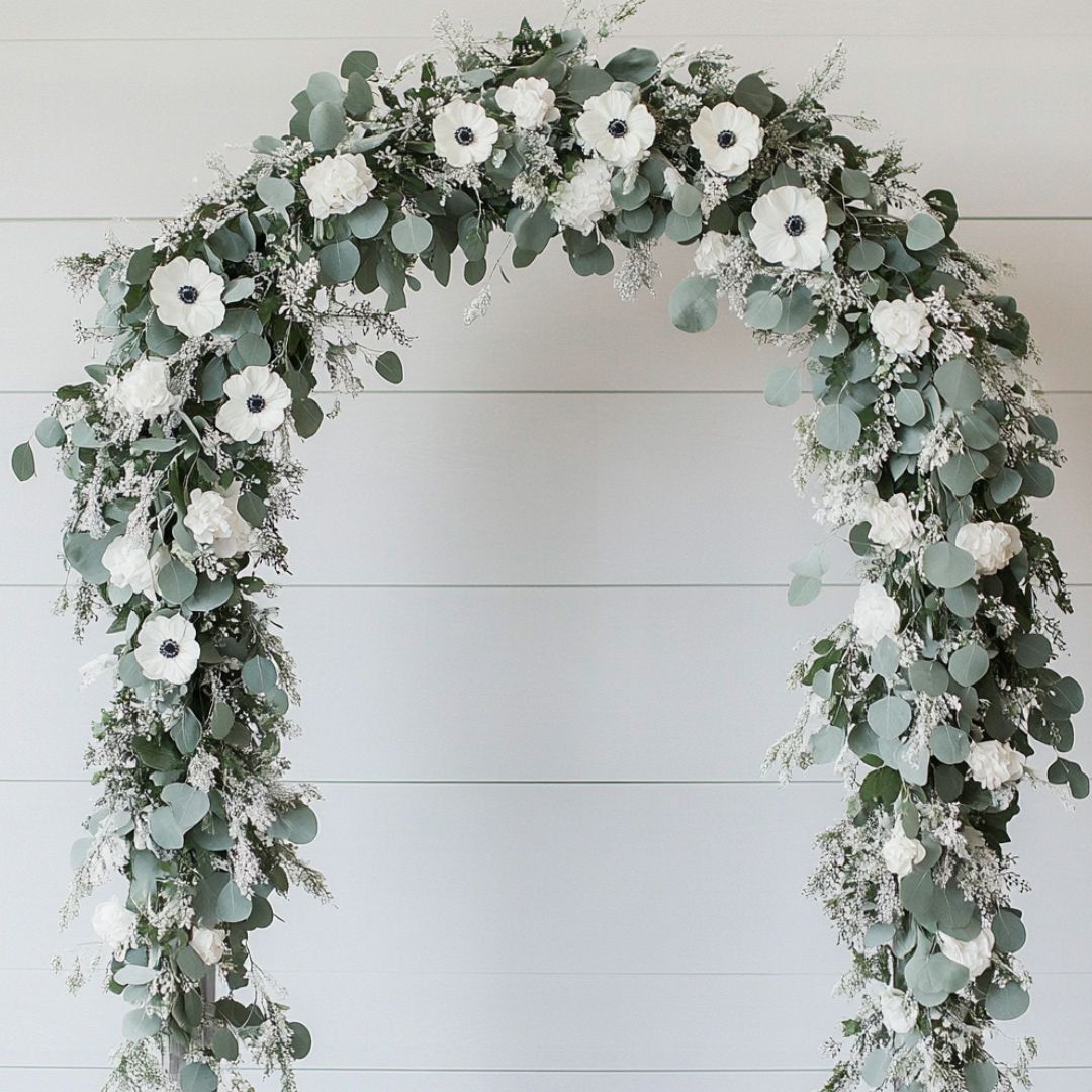 Dreamy Winter Wedding Flower Arch Ideas – Create Magic - Yeah Weddings