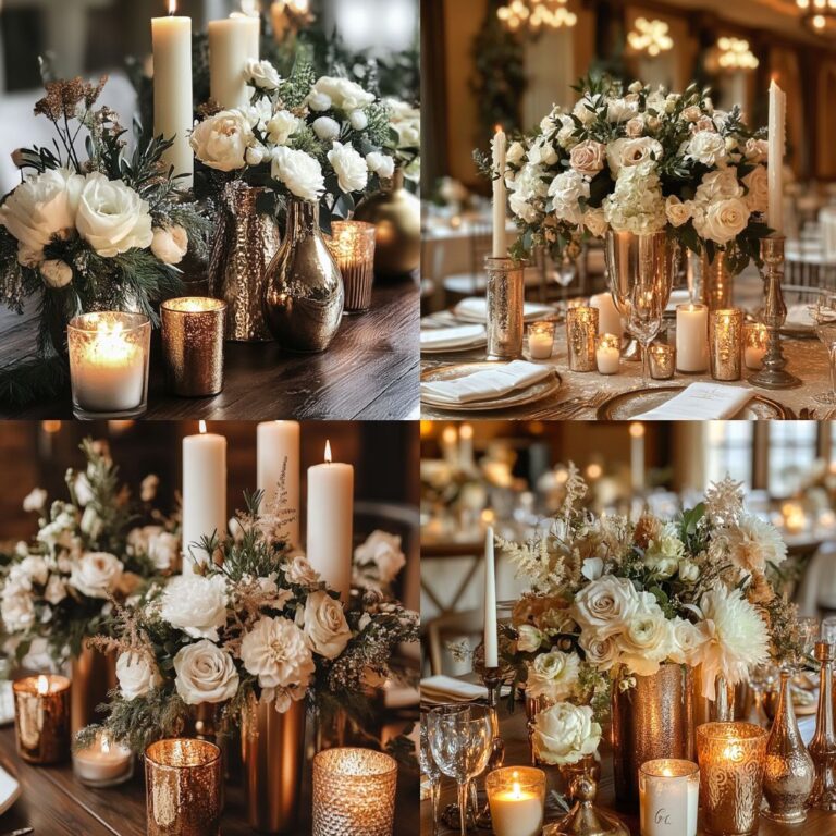 Elegant January Wedding Centerpieces: Cozy & Chic Ideas🌲 Discover ...
