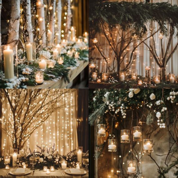Stunning January Wedding Backdrop Ideas: Create a Winter Wonderland ...