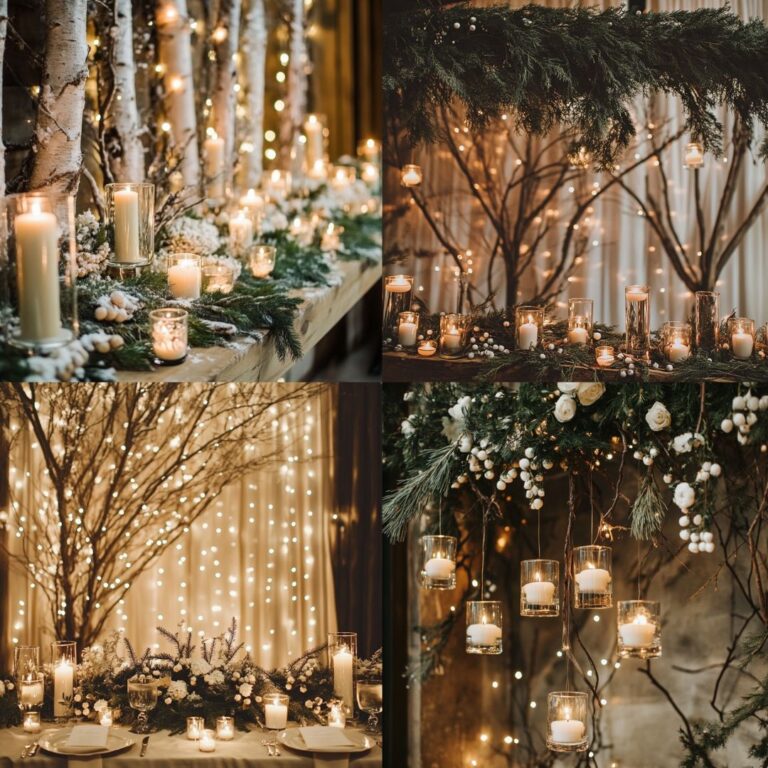 Stunning January Wedding Backdrop Ideas: Create a Winter Wonderland ...