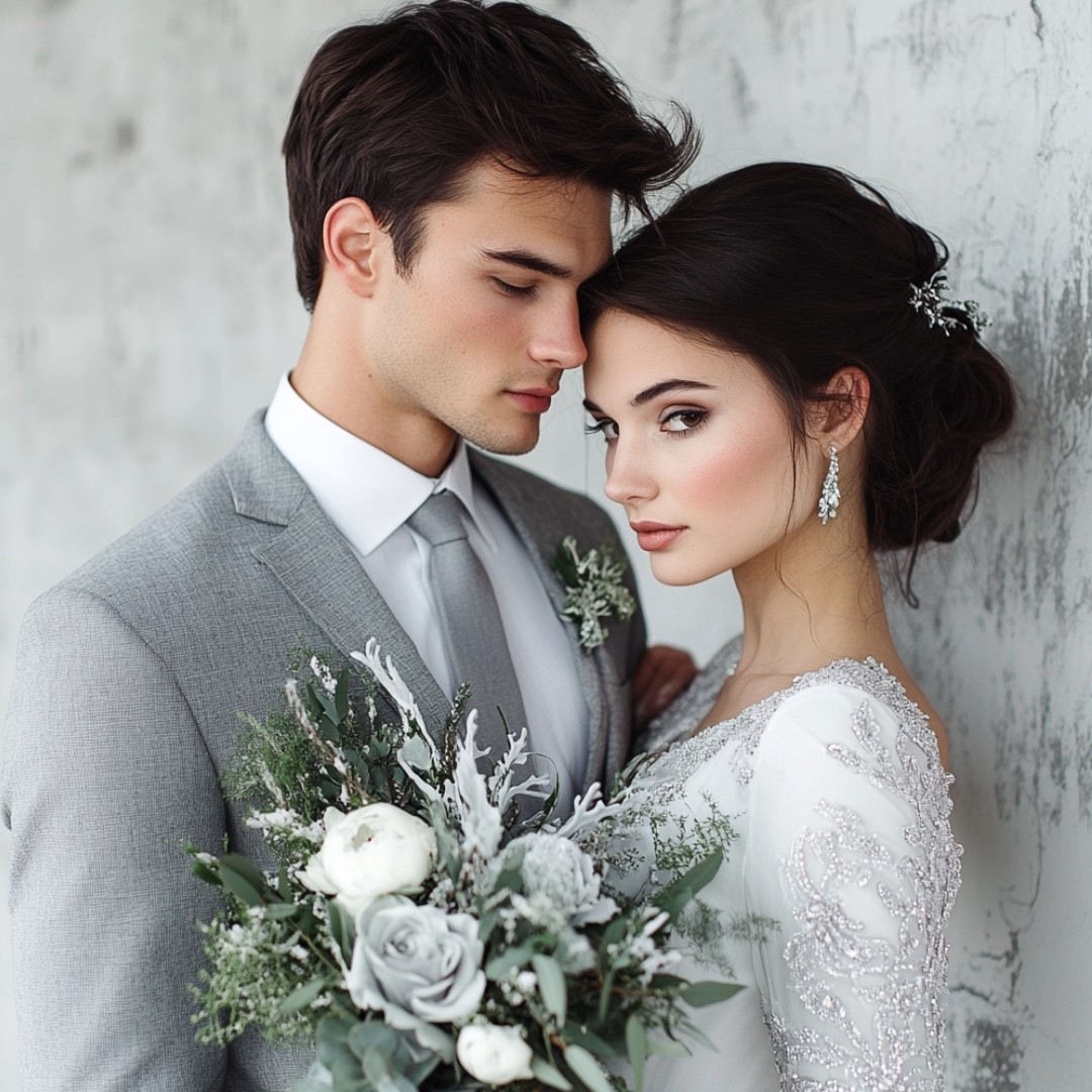 White and Silver Winter Wedding Colors: Elegant Ideas + Tips - Yeah ...