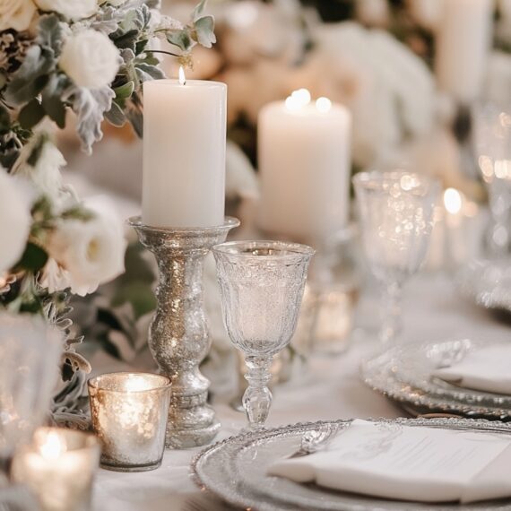 White and Silver Winter Wedding Colors: Elegant Ideas + Tips - Yeah ...