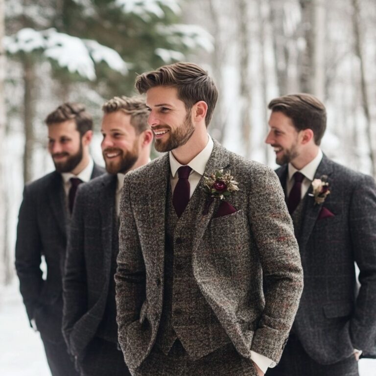 Stylish Winter Wedding Groomsmen Attire Ideas: Top Tips & Inspiration ...