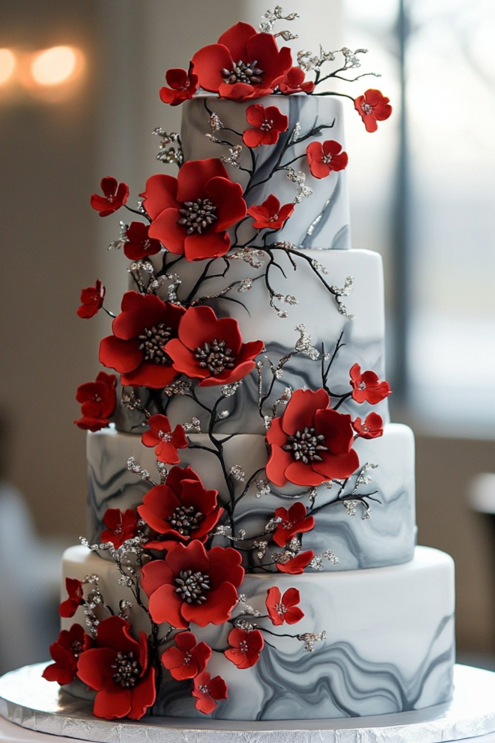 Stunning Red and Ash Grey Wedding Ideas: A Guide to Elegance - Yeah ...