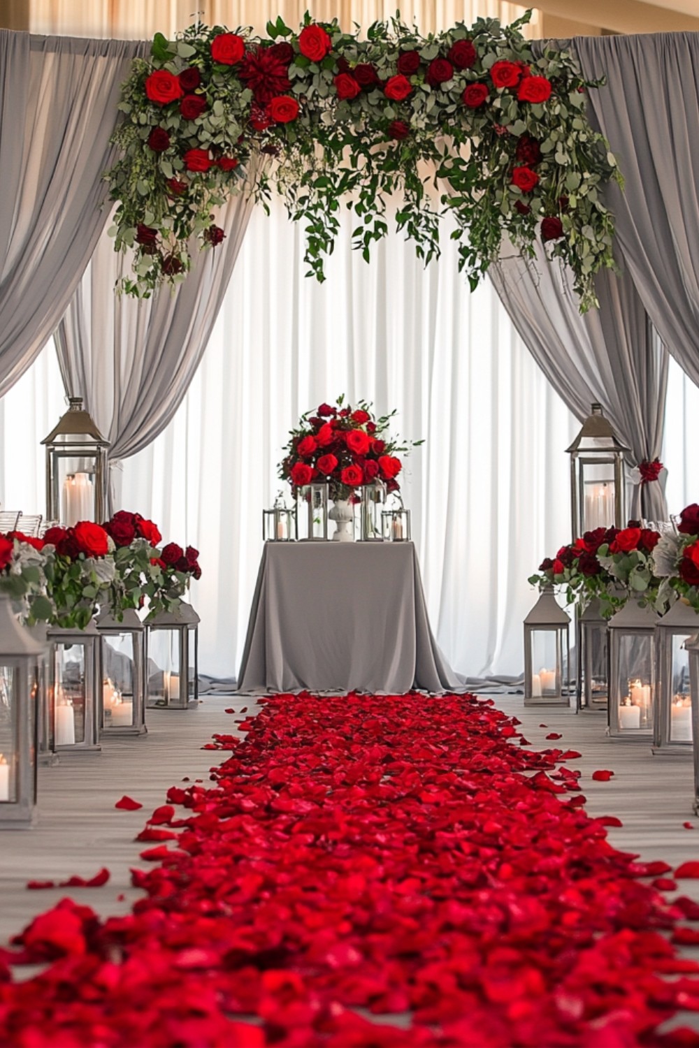 Stunning Red and Ash Grey Wedding Ideas: A Guide to Elegance - Yeah ...