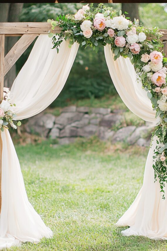 10 Rustic Wedding Arch Ideas & Tips for Your Dream Ceremony - Yeah Weddings