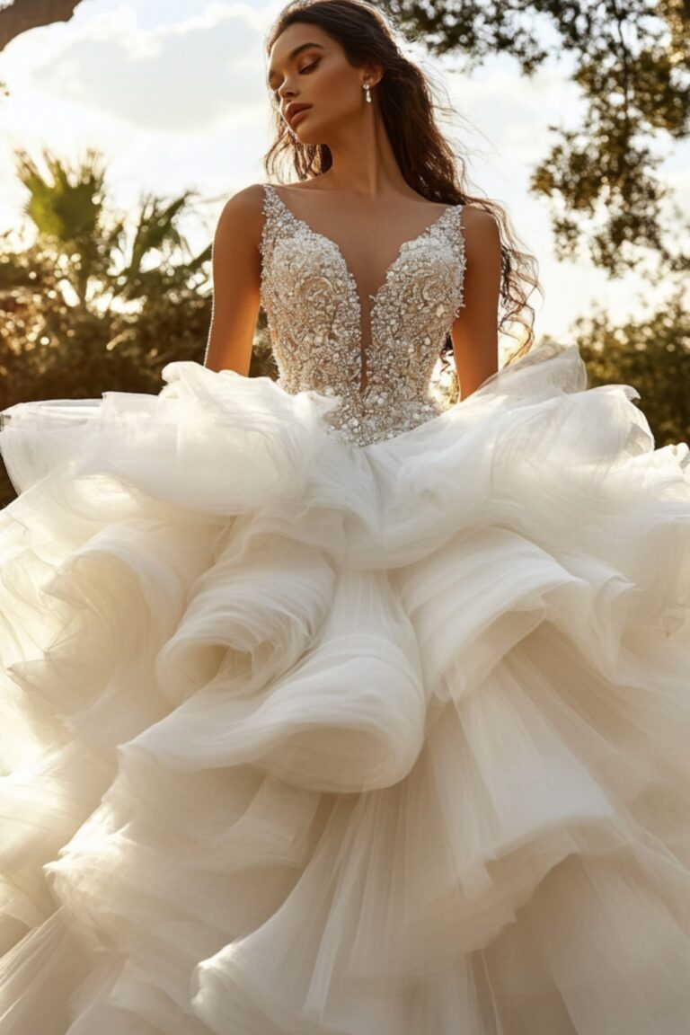 Tulle Wedding Dress Ideas: Find Your Dream Gown + Style Tips - Yeah ...