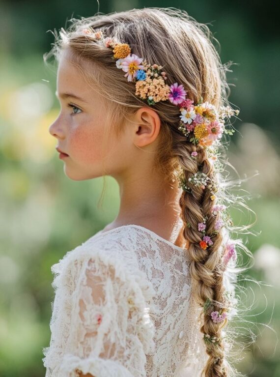Adorable Flower Girl Hairstyles + Styling Tips to Shine - Yeah Weddings