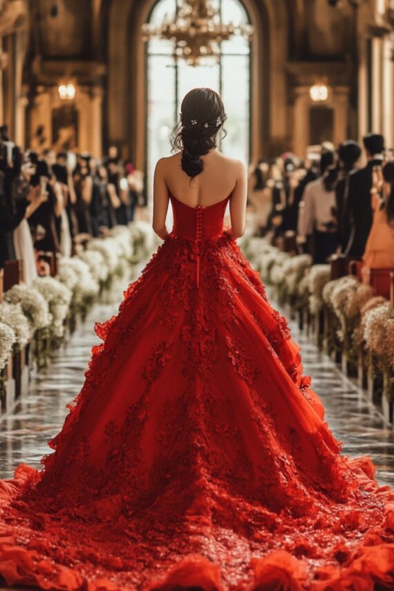 Red Wedding Dress Ideas: Bold Bridal Styles to Inspire You - Yeah Weddings