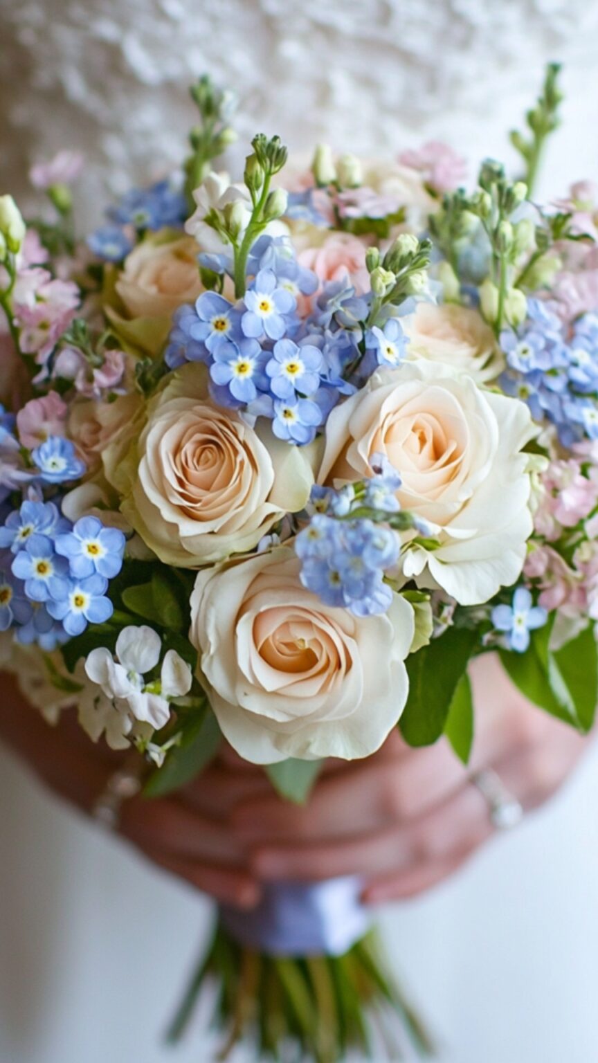 10 Stunning Blue Wedding Flower Ideas for a Dreamy Bouquet! Get ...