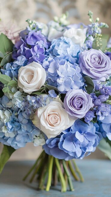 10 Stunning Blue Wedding Flower Ideas for a Dreamy Bouquet! Get ...