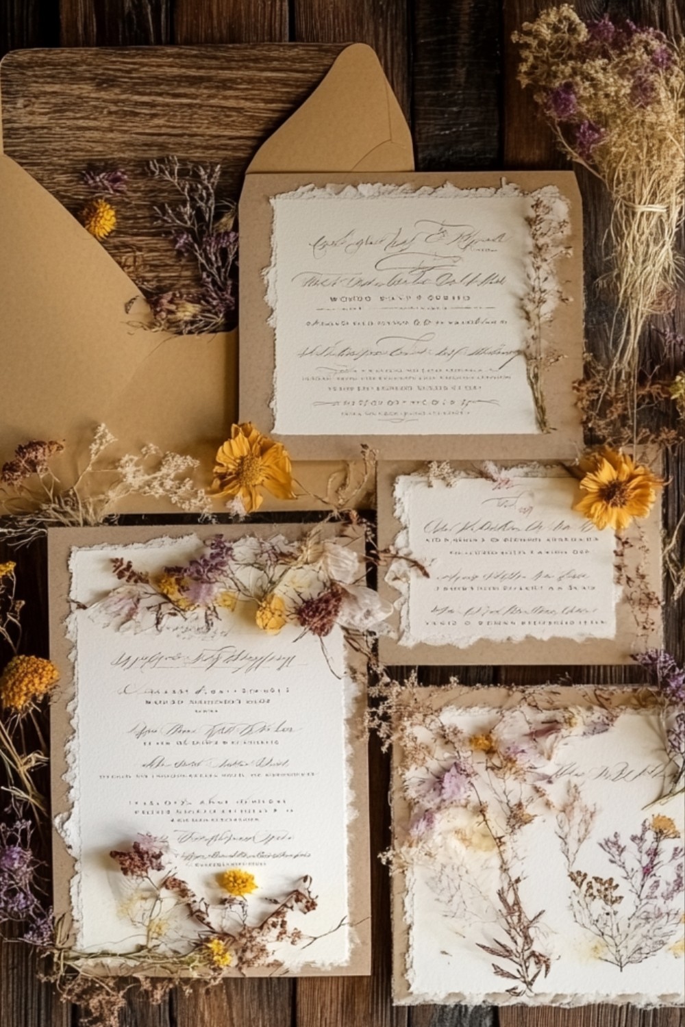 10 Stunning Rustic Wedding Invitation Ideas + DIY Tips to Try - Yeah ...