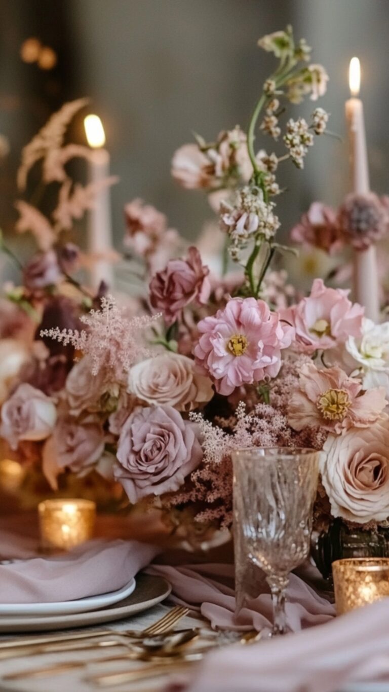 15 Stunning Dusty Pink Wedding Ideas You’ll Love - Yeah Weddings