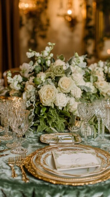 15 Stunning Sage Green Wedding Table Setting Ideas to Inspire Your ...