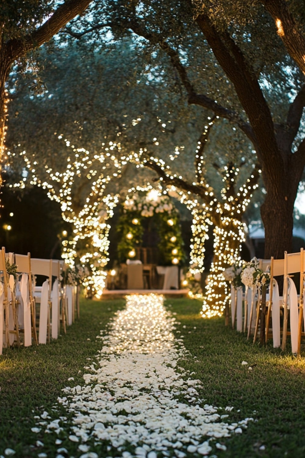 15 Backyard Wedding Aisle Decor Ideas for a Dreamy Ceremony - Yeah Weddings